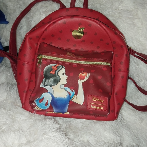Loungefly | Bags | Loungefly Red Disney Backpack With Snow White | Poshmark